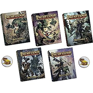 Pathfinder Pocket Edition Bundles (Core Rulebook and 4 Guides)