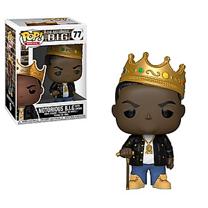 Funko Pop Rocks: Music - Notorious B.I.G. with Crown Collectible Figure, Multicolor, Standard