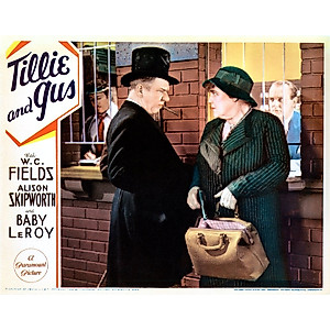 Posterazzi Tillie And Gus Us Lobbycard From Left: W.C. Fields Alison Skipworth 1933 Movie Masterprint Poster Print, (28 x 22)
