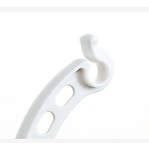 gugululu Foldable Trash Bag Holder for Kitchen Cabinets Doors and Cupboards,Under Sink Bag Holder,Portable Trash Bag Holder Kitchen Trash Bin Garbage Bags White