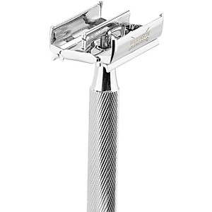 Wilkinson Sword Classic Double Edge Premium Men’s Metal Safety Razor with x5 Refill Blades