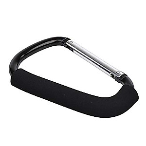 Black Baby Stroller Hooks Multi-Purpose Infant Pushchair gy Clips for Diaper Shopping Bags Clothing Toys(16 * 10CM)