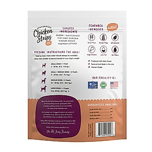 Pet Jerky Factory Premium Chicken and Sweet Potato 12 oz. Dog Jerky Treats | 100% Human Grade | USA Made | High Protein | Grain Free | Limited Ingredients | BHA-BHT Free | Soft-Tender