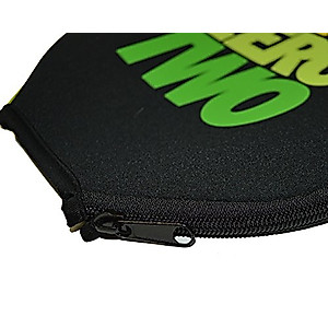 PickleballCentral Neoprene Pickleball Paddle Cover (Black/Green 0-0-2)