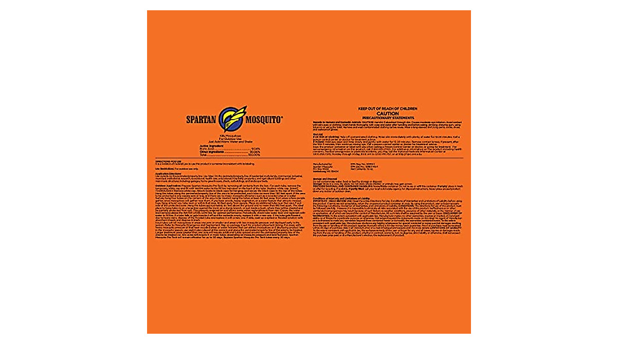 Spartan Mosquito Pro Tech Summer Pack - Effective DIY Mosquito Control