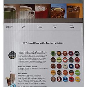 Keurig K75 Platinum Single-Cup Home-Brewing System with Water Filter Kit, One Size, Silver/Platinum