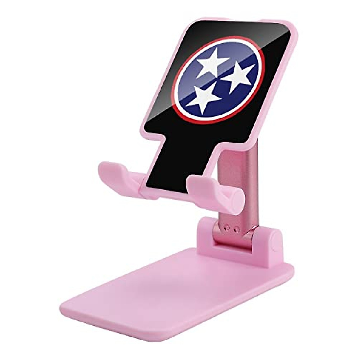 American Tennessee Flag Funny Foldable Desktop Cell Phone Holder Portable Adjustable Stand Desk Accessories