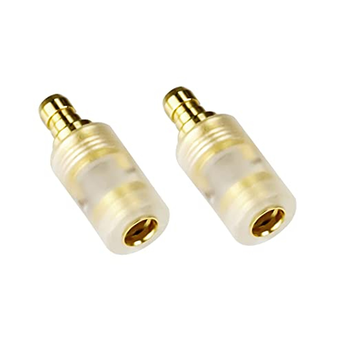 okcsc Adapters for Sennheiser IE400 Pro Earbuds Male to Mmcx Cable Female Compatible for IE100 IE400 IE400 Pro IE500 Lossless Sound Quality for Earbuds One Pair of Headphone Converter Transparent