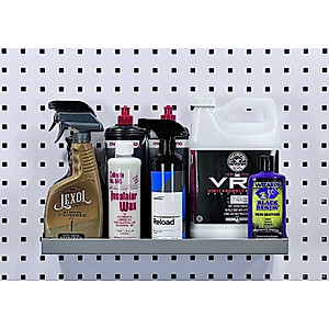 Triton Products 56186 LocHook 18-Inch Width by 6-1/2-Inch Deep Epoxy Powder Coated Shelf for LocBoard, Gray