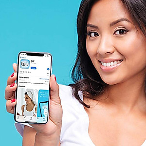 Blu Smart Electric Toothbrush, Sonic Power Toothbrush with Interactive Live Tracking App for Adults (Black)