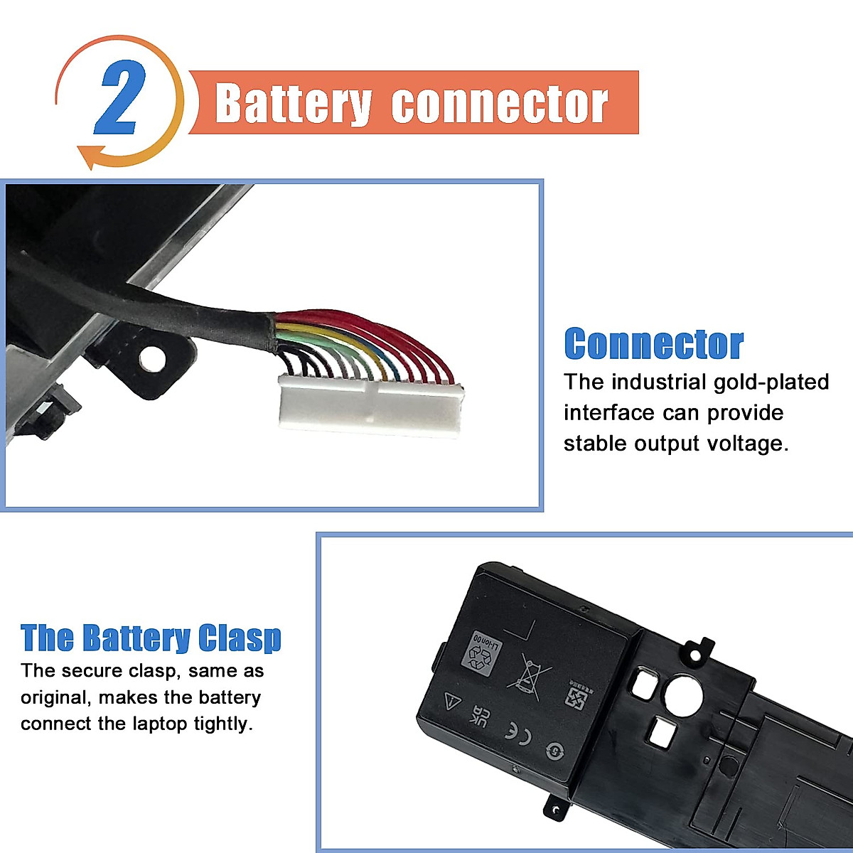ASODI 191YN 92Wh 8-Cell Laptop Battery Compatible with Dell Alienware 15 R1 R2 ALW15ED ALW15CD ALW15ER series 410GJ 2F3W1 08NH55 14.8V 6000mAh