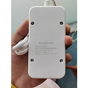 6 Ports USB Charger Hub Desktop US Plug AC Power Wall Travel Charging Adapter Slots Charging Station