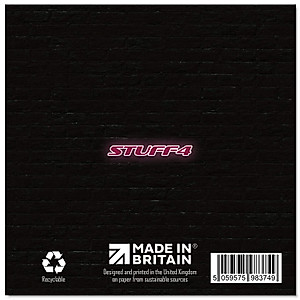 Fun 22nd Birthday Cards for Men Woman - Neon Glow - Happy Birthday Card for Son Daughter Brother Sister Grandson Granddaughter Niece Nephew Uncle, 5.7 x 5.7 Inch Greeting Cards, 22nd Birthday Card