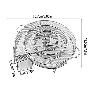 Naysku Cold Smoke Generator, Pellet Smoker Tray, Maze Smoker for Cold Smoking, Stainless Steel Grill Cooking Tools for BBQ Grill or Smoker Wood Dust, Outdoor Smokers for Any BBQ or Cabinet