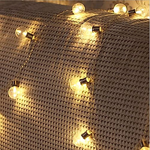 Outdoor Garden String Light 6.5M 30LED Solar Power Retro Bulb for Patio Backyard Porch Balcony Garden Home Party Decor