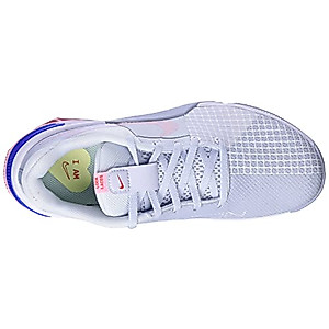 Nike Women's Low-Top Sneakers, soccer grey white blue whispers, 9.5