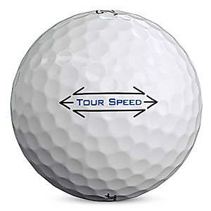 Titleist Tour Speed Golf Balls, White, (One Dozen)