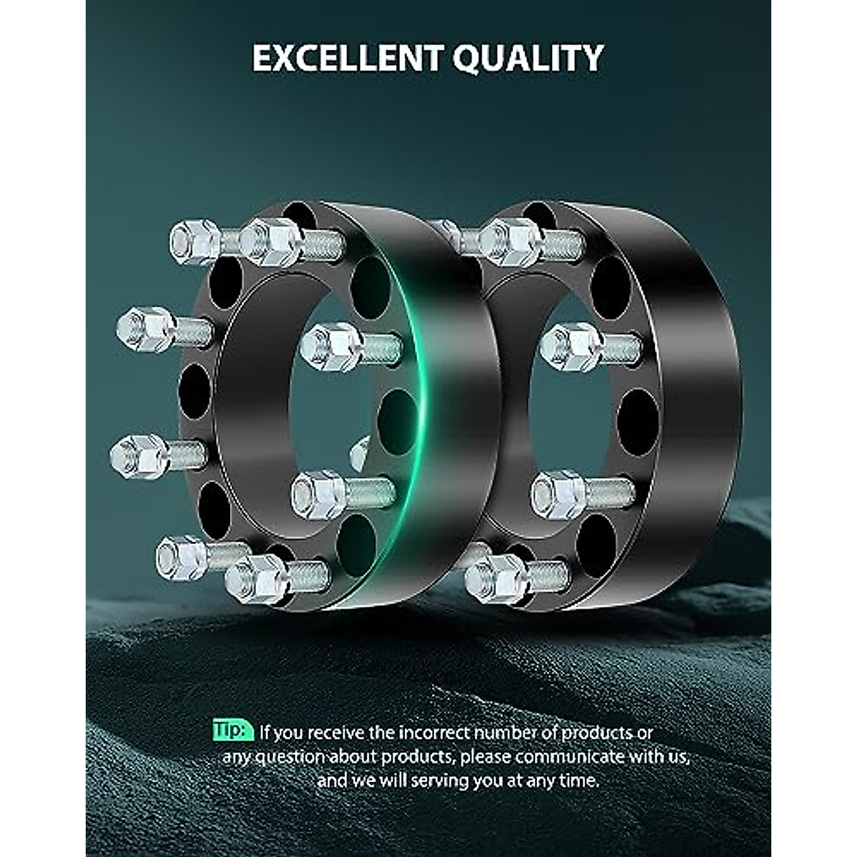 SCITOO 4X 8x170 2 inch Wheel Spacers 8x170mm 8 Lug 14x1.5 Studs 130mm Compatible with for F-250 for F-350 Super Duty