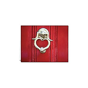 Note Card Cafe Realtor Greeting Cards with Kraft Envelopes | 72 Pack | Blank Inside, Glossy Finish | Door Knockers | Set for Greeting Cards, Housewarming, New Home, Thank You