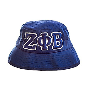 Zeta Phi Beta Ladies Letter Mesh Floppy Hat