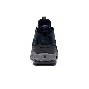 Shoes for Crews Tigon III, Men's, Women's, Unisex Nano Composite Toe (NCT) Slip Resistant Work Shoes, Water Resistant, Black, Men's 13 / Women's 14.5