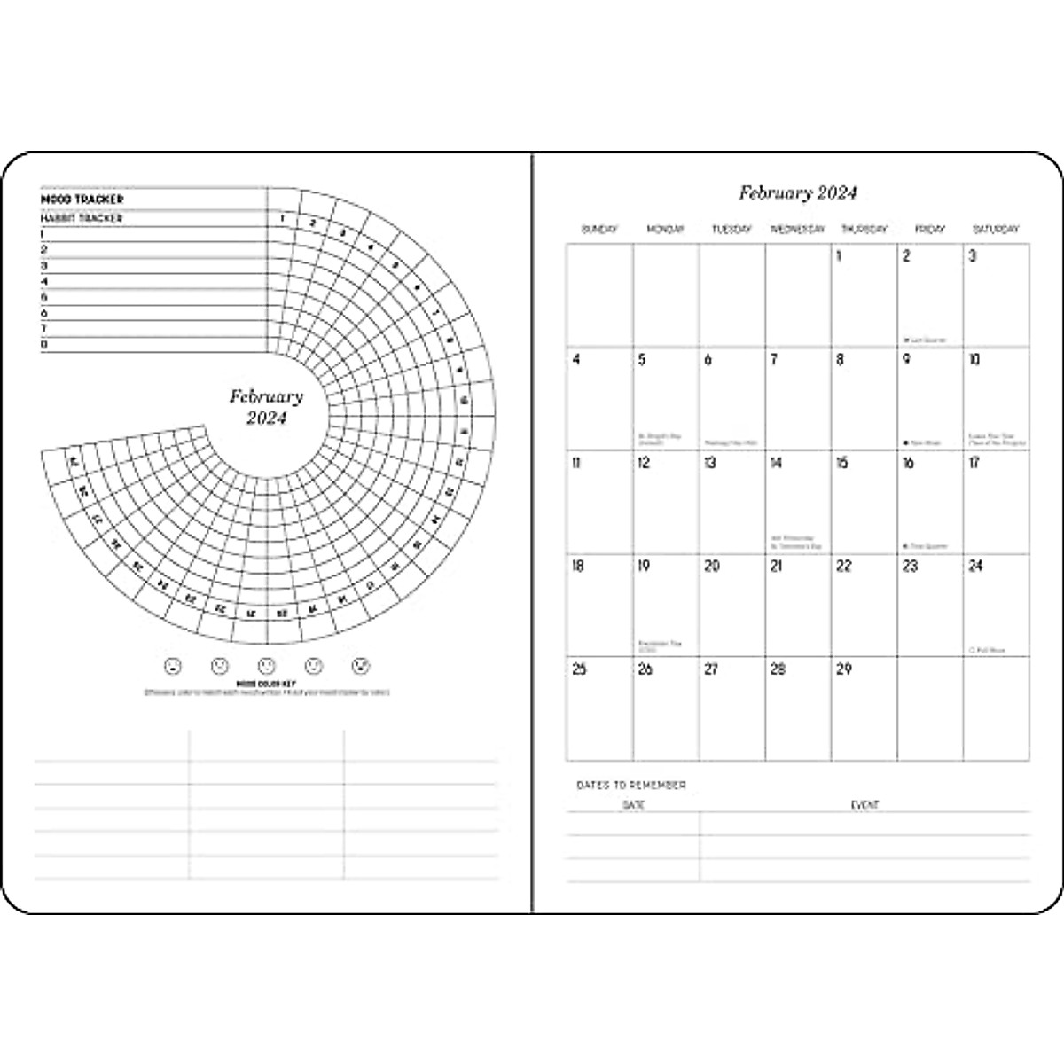 Disney Dreams Collection by Thomas Kinkade Studios 12-Month 2024 Monthly/Weekly: Moana