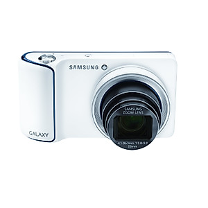 Samsung Galaxy Camera with Android Jelly Bean v4.1.2 OS, 16.3MP CMOS with 21x Optical Zoom and 4.8" Touch Screen LCD, WiFi (White) (OLD MODEL)