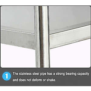 Medical Cart Household Utility Carts Trolley, Lab Cart Trolley On Wheels Tool 3 Tier Medical Equipment Cart with Brake Universal Wheel Hotel Dining Cart Beauty Salon SPA Rolling Trolley 90cm Hieght