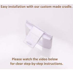 LLeeLaX Magnetic Cabinet Locks | Quick & Easy Installation to Baby & Child Proof Home | No Drills, No Tools required | 12 locks + 2 keys | Bonus 36 Electric outlet covers