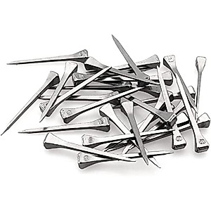 JJHXSM 50pcs Horseshoe Nail E5 51mm Cold-Rolled Steel Horseshoe Nails for Horse Raining Harness Repair