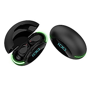 Y80 Bluetooth 5.1 Wireless Headphones Charging Case 9D Stereo Sports Waterproof Headphones with Microphone for iOS/Android BI