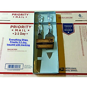 Aaron's Etching Deer Couple Buck & Doe Engraved Wedding Cake Knife/Server Set with Names and Date