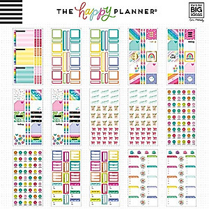 ME & MY BIG IDEAS Happy Planner STCKRS, Brights, 3888/Pkg