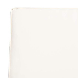 SAFAVIEH Outdoor Collection Chaston Natural and Beige 4-Piece Set with Black & White Pillows