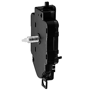 U-K Black Quartz Clock Pendulum Movement Mechanism Motor& Fittings DIY Drive Unit Convenient and Clever, 5.5x11cm