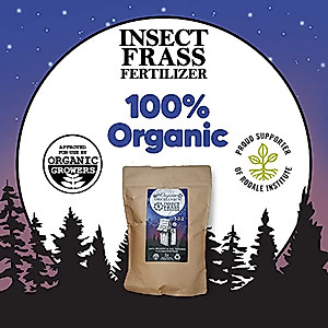 Organic Mechanics 3-2-2 Insect Frass Fertilizer, 2lbs