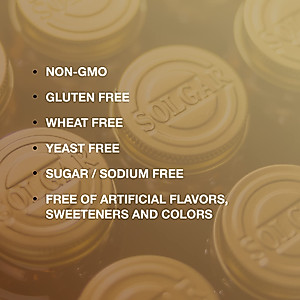 Solgar Biotin 1000 mcg - 100 Vegetable Capsules - Supports Healthy Skin, Nails & Hair - Non-GMO, Vegan, Gluten Free, Dairy Free, Kosher, Halal - 100 Servings