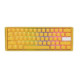 Ducky One 3 Mini Yellow Keyboard (Cherry MX Brown)