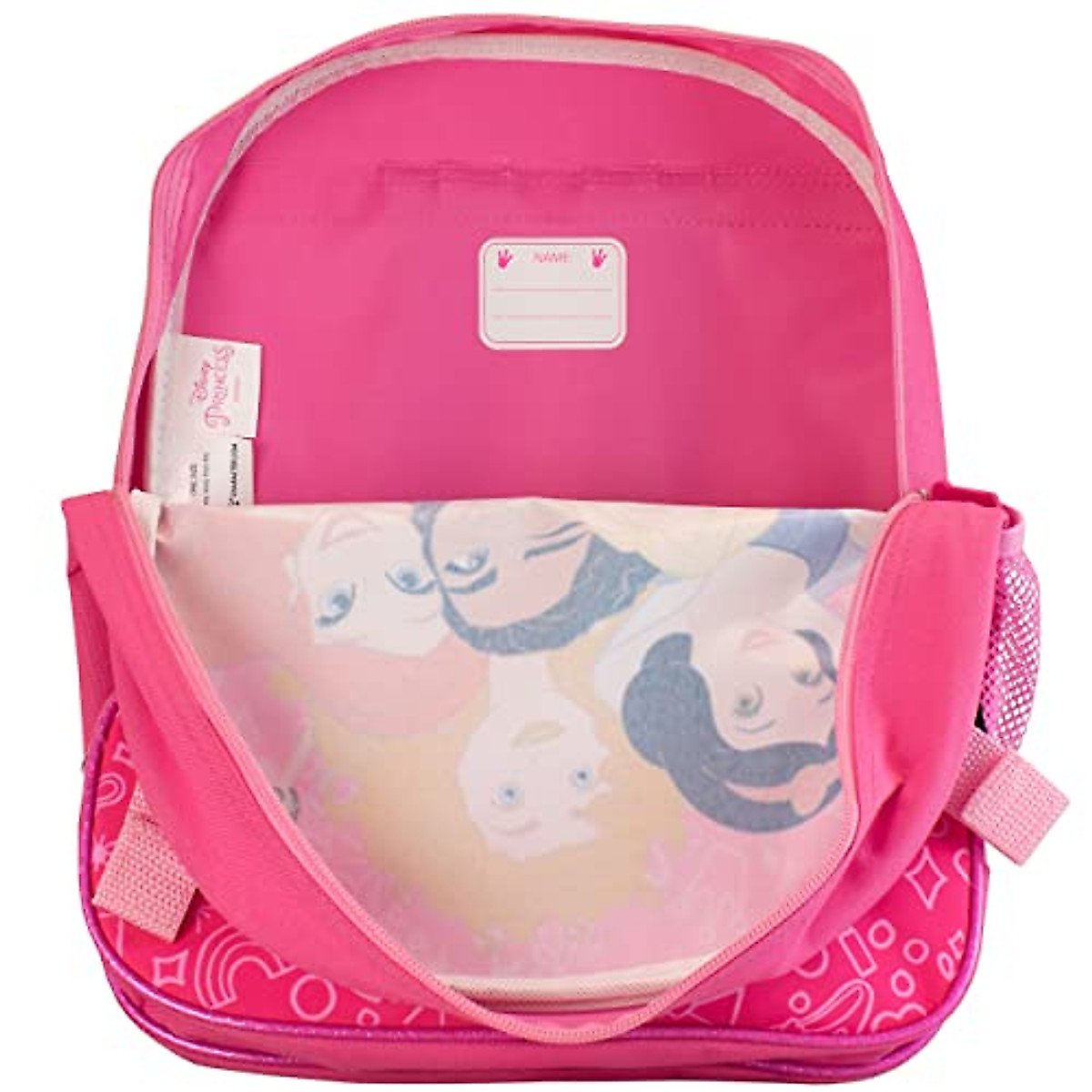 Disney Kids Backpack and Lunchbag Set Pink Princesses'
