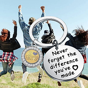 MYOSPARK SGRho Sorority Gifts Greek 1922 Sorority Paraphernalia Jewelry Sisterhood Gift (SGR Difference KC)