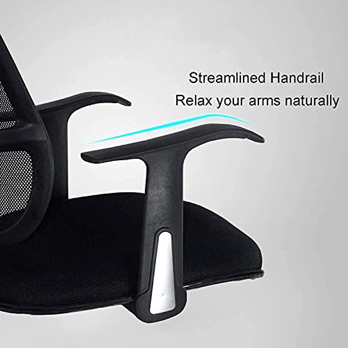 MayNuo Chair Lifting Swivel Chair Office Desk Chair Mesh Backrest Ergonomic Computer Chair Leisure Chair Cushion Chair Game Chair/Blue