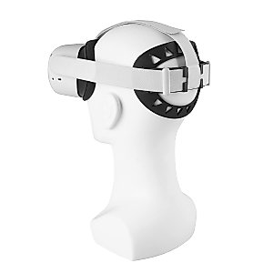 CNBEYOUNG Head Back Padding Compatible with Quest 2 Official Soft Head Strap, Gravity Pressure Balance Cushion Accessories for Quest 2,Reduce Pressure Enhance Support in VR Gaming (Black)
