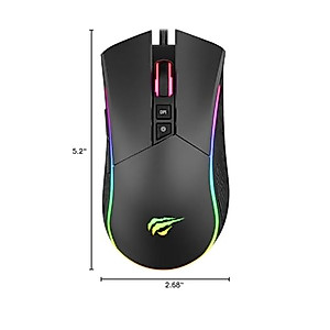 havit HV-MS1001 Gamer Mouse, 7 Buttons - Macro and DPI