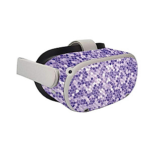 MightySkins Carbon Fiber Skin Compatible with Oculus Quest 2 - Stained Glass | Protective, Durable Textured Carbon Fiber Finish | Easy to Apply | Made in The USA