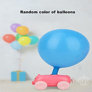 XHSP Balloon Powered Pink Pig Cars - Pink Pig Balloon Cars Toy Set,Balloon Powered Launcher Kids Toys Science Education Toys for Children, Boys Girls, 6+ and Classroom