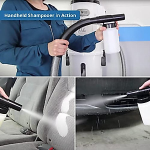 Prolux Professional Shop Blue Wall Mounted Garage Vac Wet Dry Pick Up