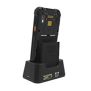 REORON 5.5 inch Windows10 Pro 4GB+64GB Handheld Terminal PC with Docking Station, Black