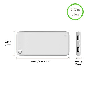 Belkin Boost Charge Power Bank 10K with Lightning Connector.