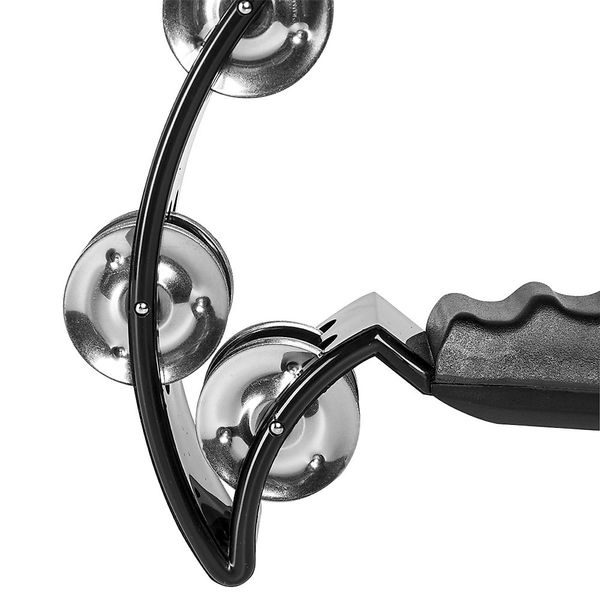 Stagg TAB-2 Half Moon Tambourine-Black, BK