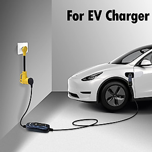 ONETAK NEMA TT-30P to 14-50R 120V 30 Amp 3 Prong Male Plug to 4 Prong Generator Female Outlet Receptacle EV Charger Compatible Tesla Gen 2 Power Cord Adapter NOT RV